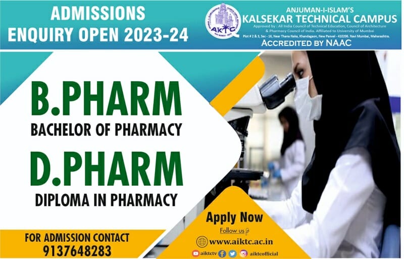 Diploma in pharmacy Admissions - KTC